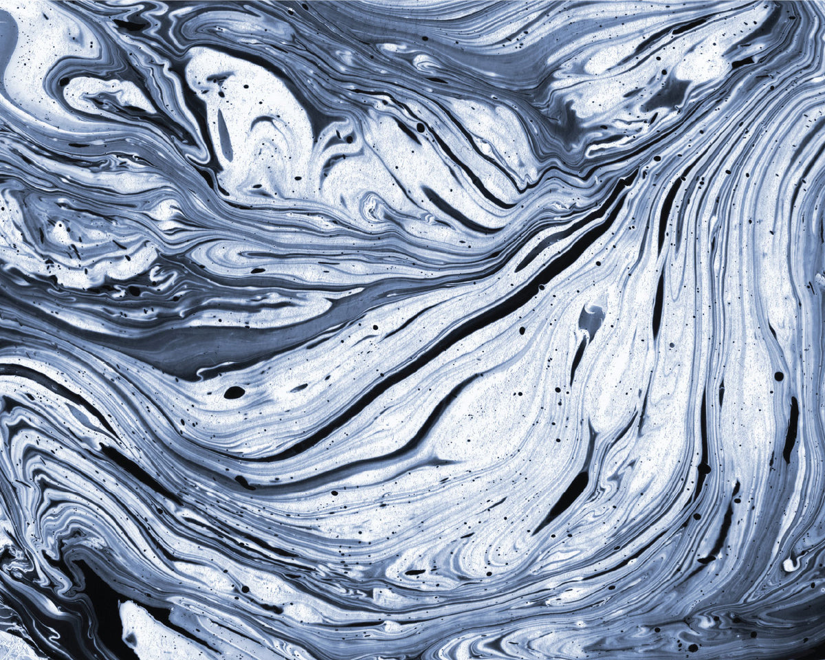 Marbleized Ink Art Print - Stagg Design Shop